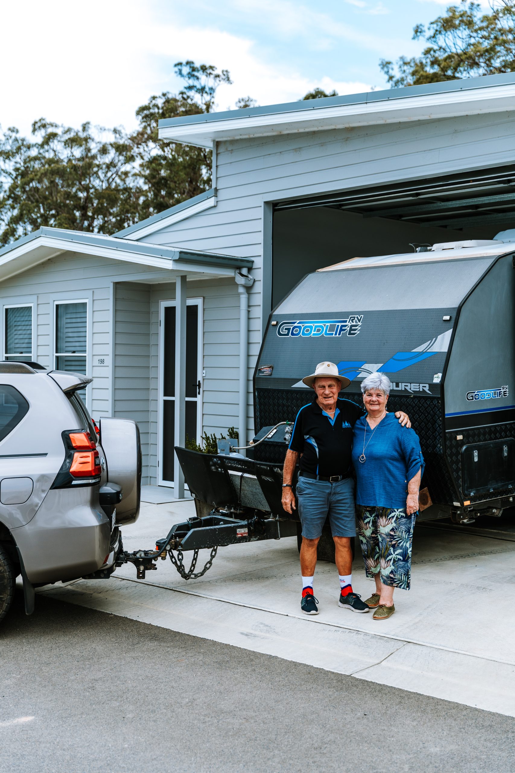 Couple embrace freedom with lock-up and leave lifestyle at Northern ...